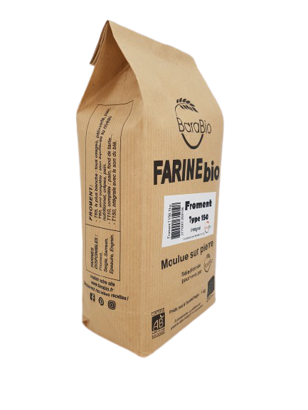Farine de froment: Farine de froment T150 (intégrale) 1kg