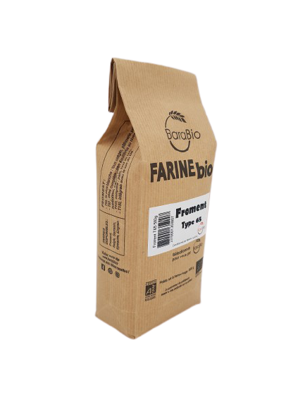 Farine: Farine de froment T65 (blanche) 500g