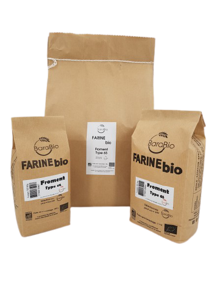 Farine: Farine de froment T65 (blanche) 1kg
