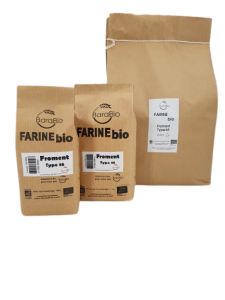 Farine: Farine de froment T65 (blanche) 500g